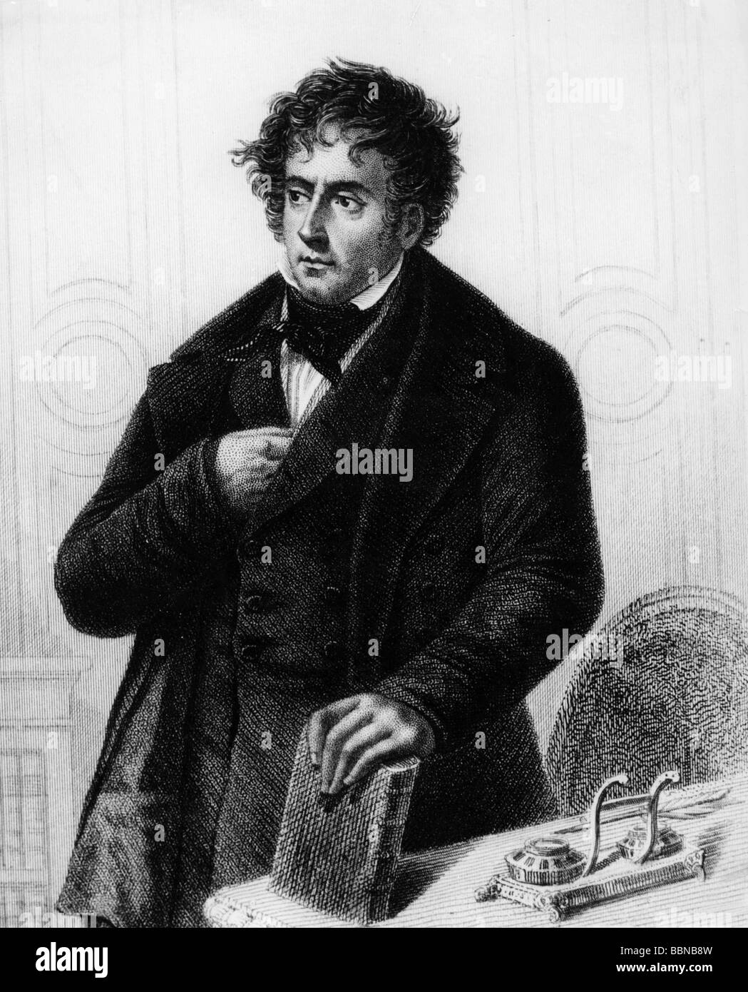 Francois rene de chateaubriand Banque d'images noir et blanc - Alamy