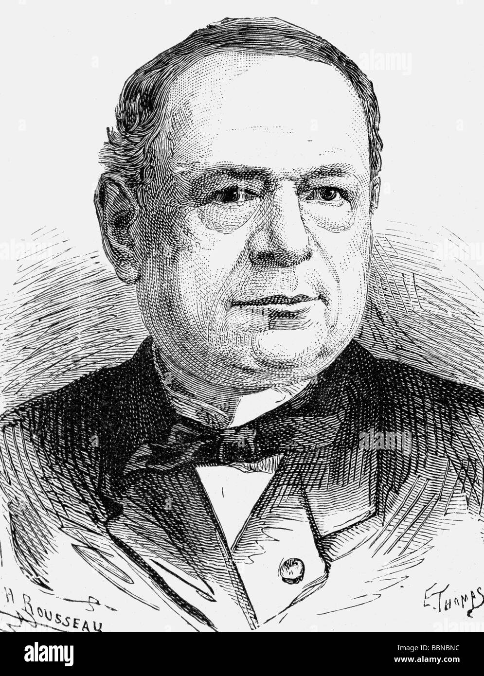 Wood engraving by emile thomas Banque de photographies et d’images à ...