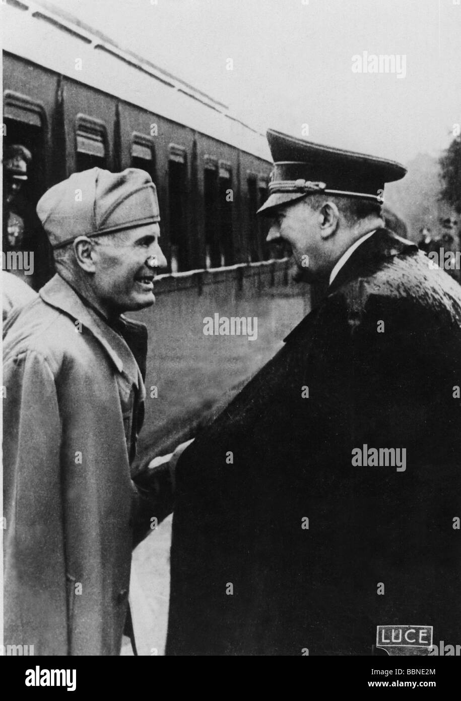 Adolf hitler benito mussolini berlin Banque de photographies et d ...
