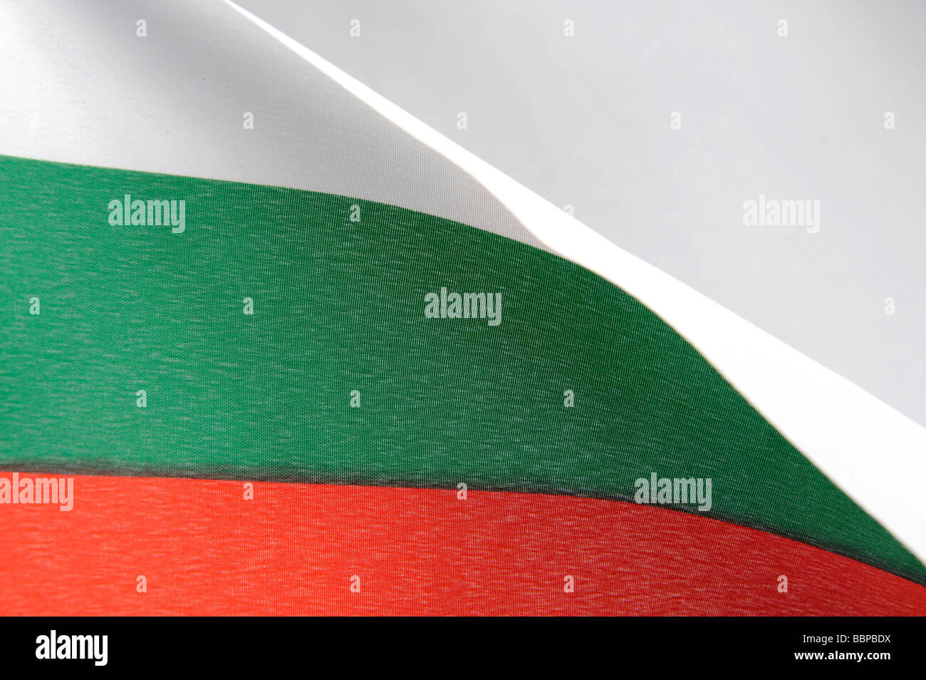 Bulgarian national flag Banque de photographies et d’images à haute ...