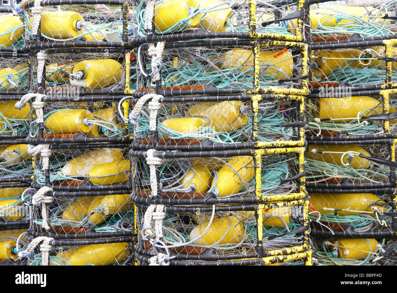 Flotteur de casier de crabe Banque de photographies et d’images à haute ...