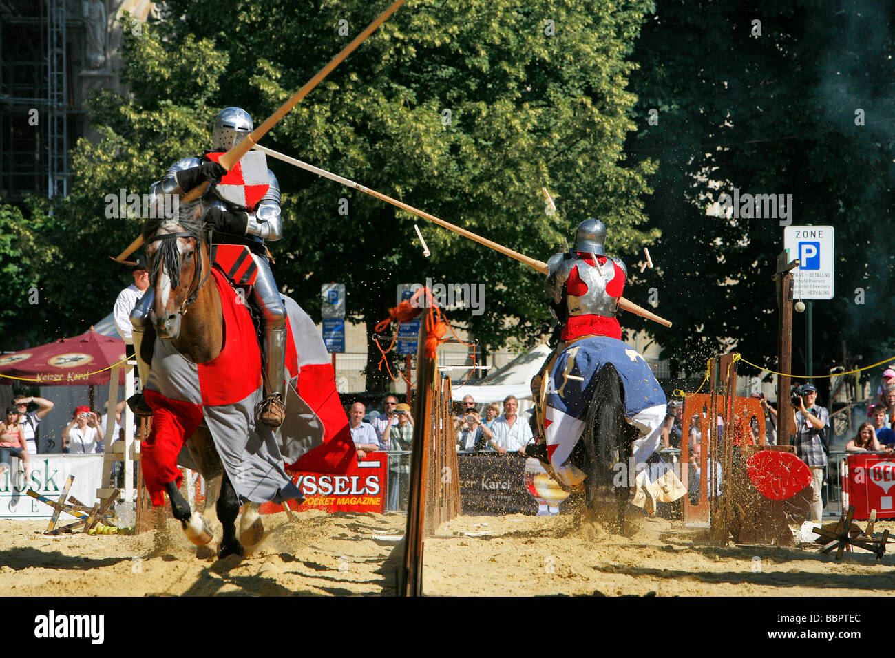 Chevaliers joute Banque de photographies et d’images à haute résolution ...