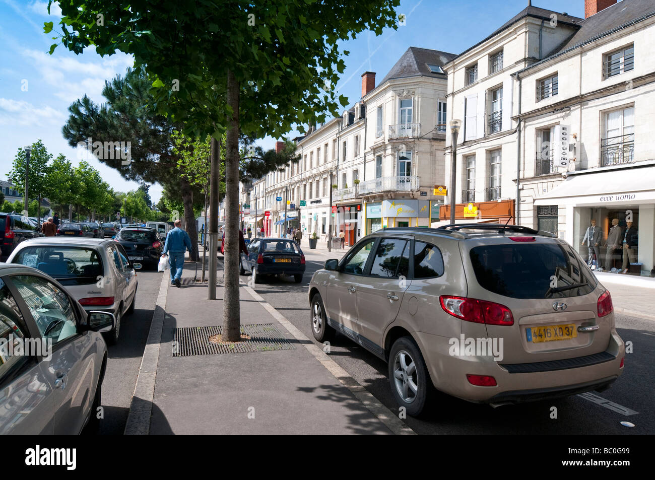 Le centre-ville de Châtellerault - Vienne, France Photo Stock - Alamy