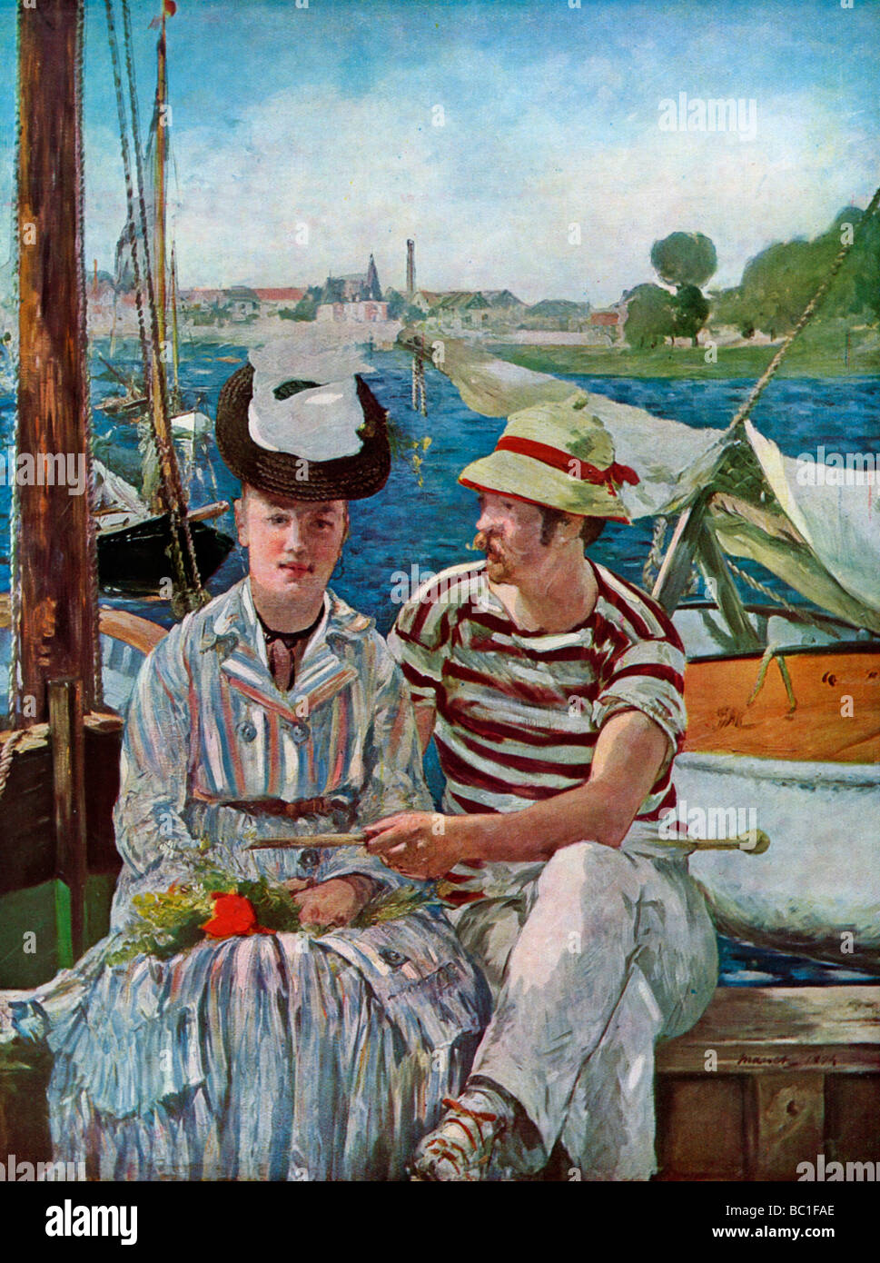 'Argenteuil', 1874.Artiste : Edouard Manet Photo Stock - Alamy