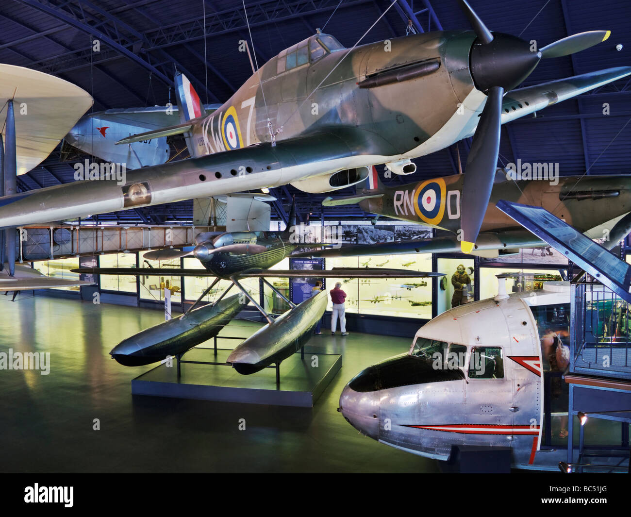 Spitfire and hurricane museum Banque de photographies et d’images à ...