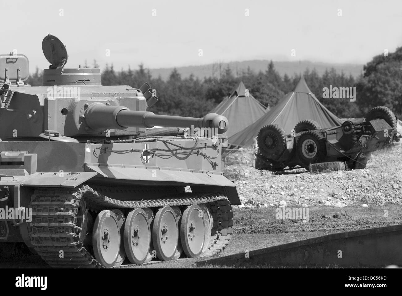 German tiger tank Banque de photographies et d’images à haute ...