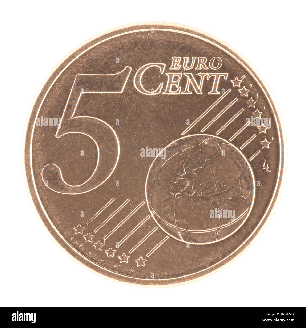 Nouveau cinq euro Banque d'images détourées - Alamy