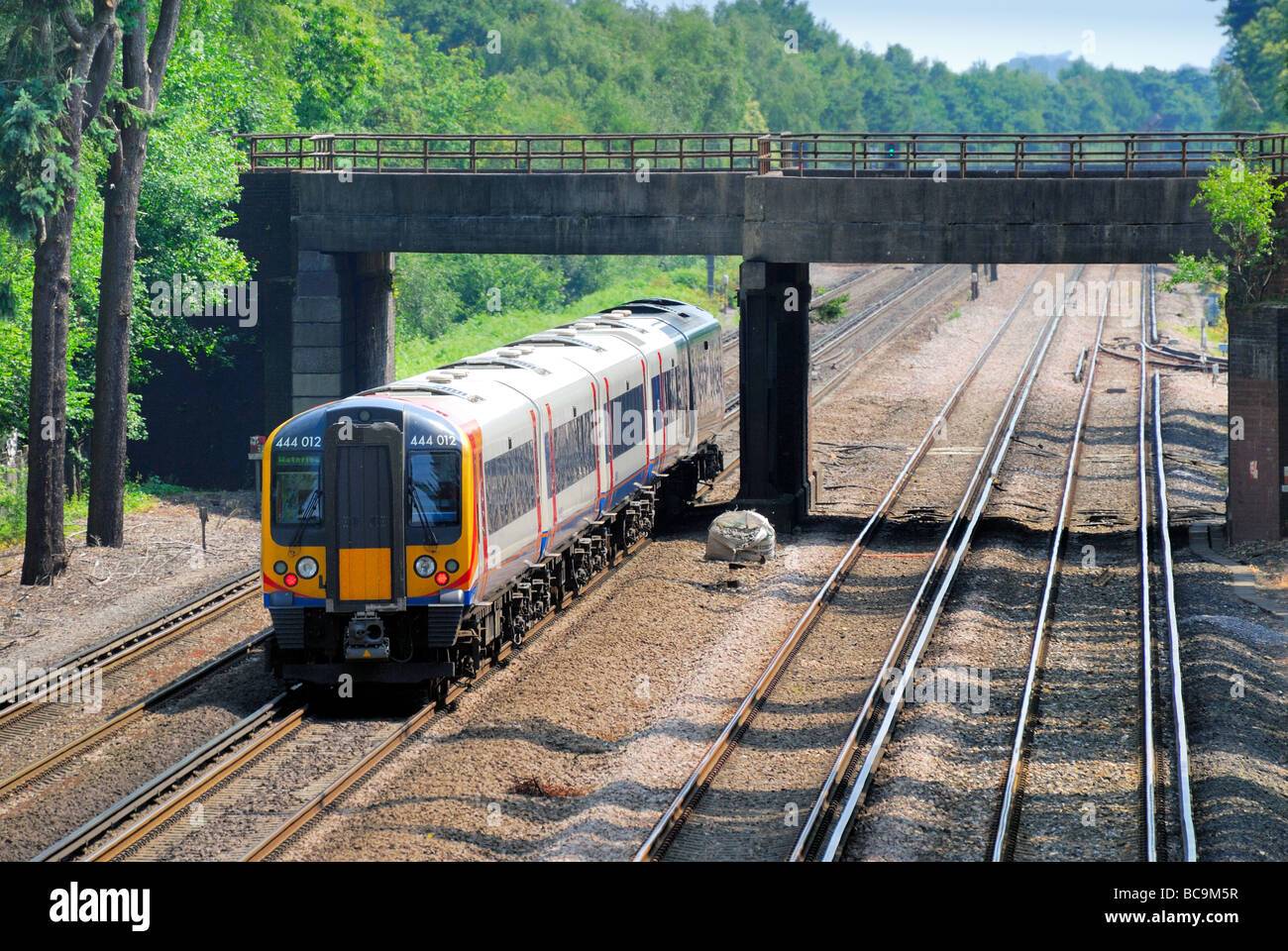 British Rail Express train en campagne Photo Stock - Alamy