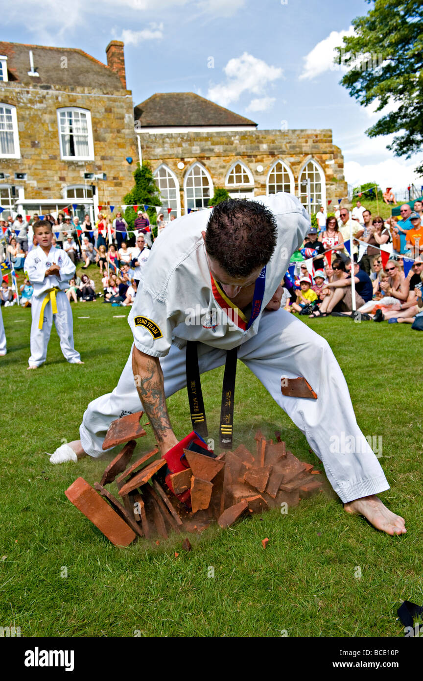 Taekwondo demonstration Banque de photographies et d’images à haute ...