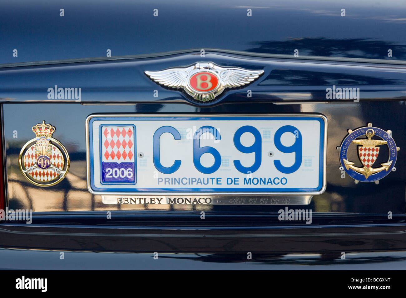 Principality monaco car number plate Banque de photographies et d ...