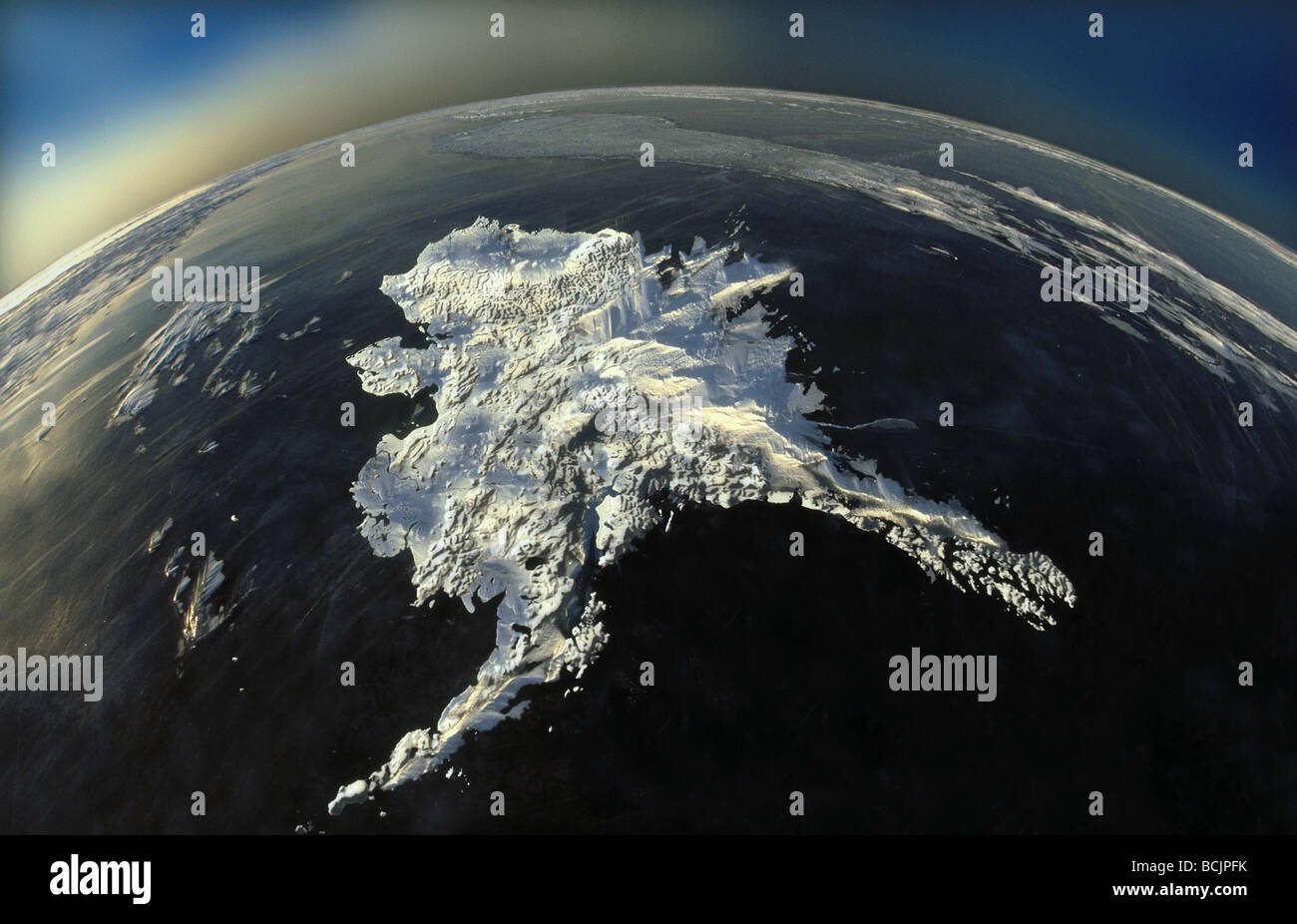 Composite satellite image Banque de photographies et d’images à haute ...