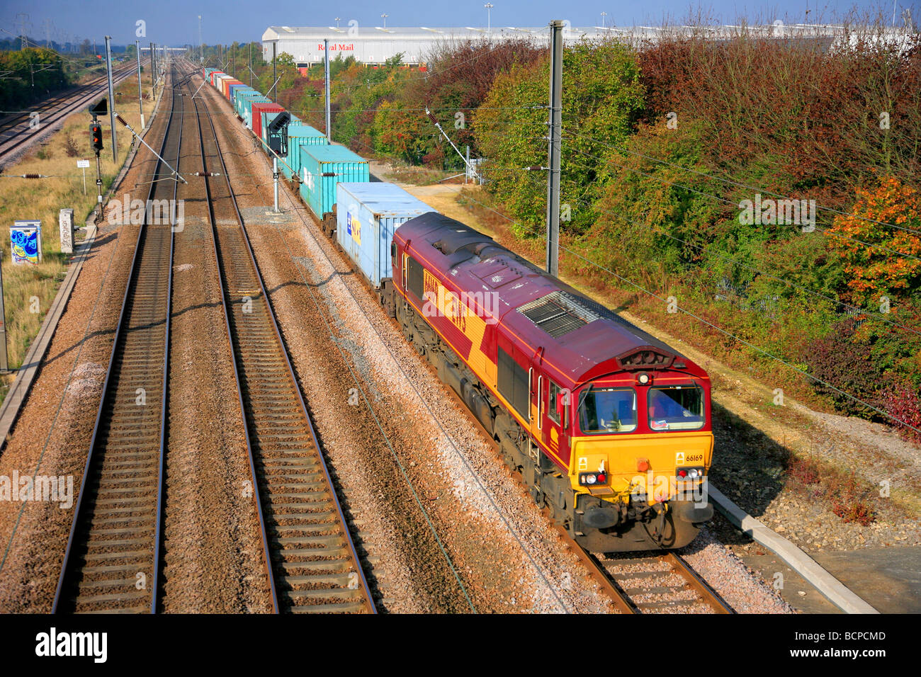 Train containers Banque de photographies et d’images à haute résolution ...