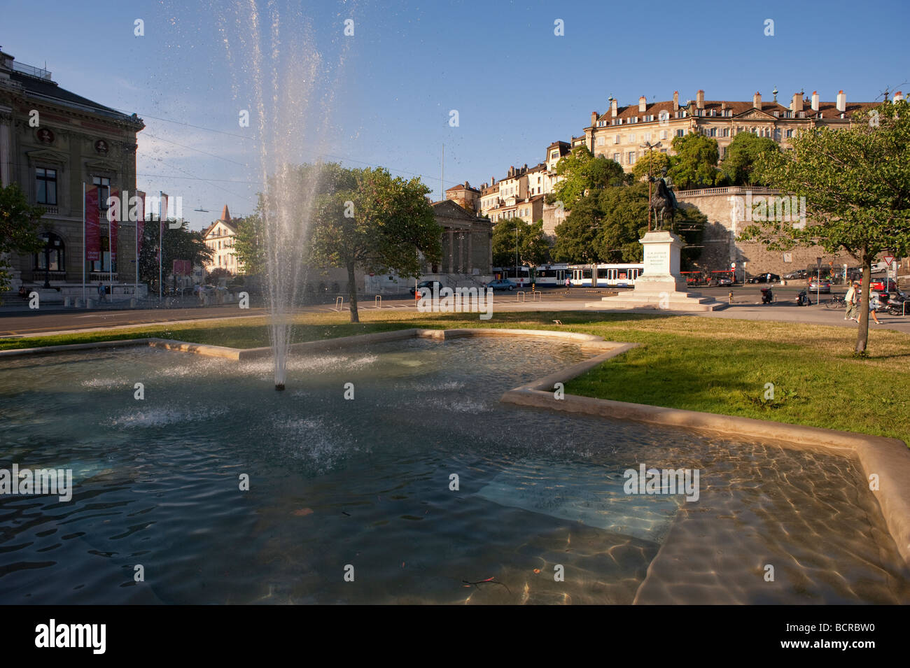 Place Neuve Geneva Switzerland Banque d'image et photos - Alamy