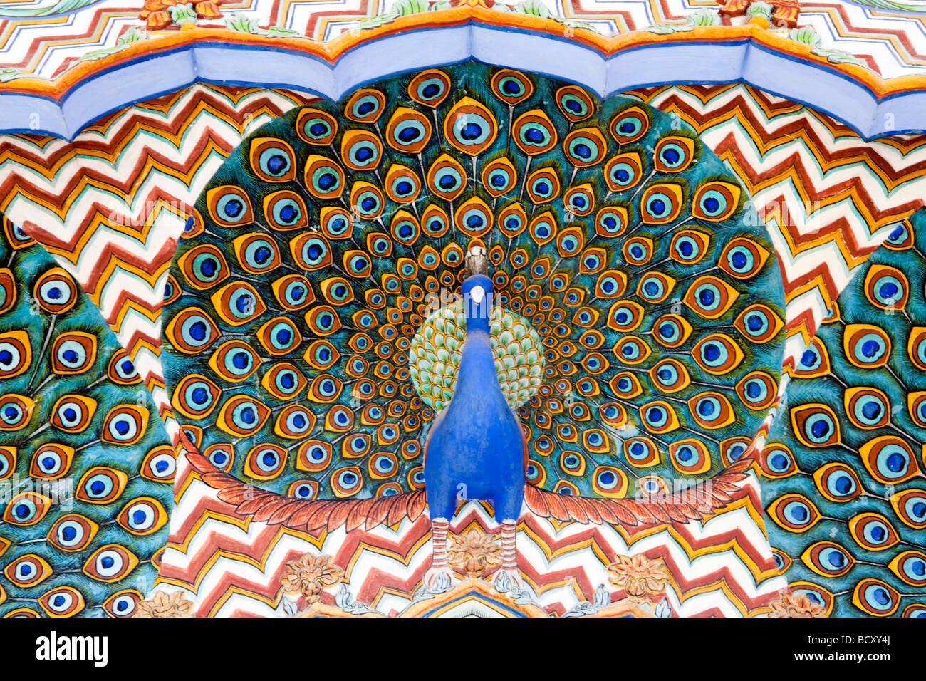 Mosaïque de paon Banque de photographies et d’images à haute résolution ...