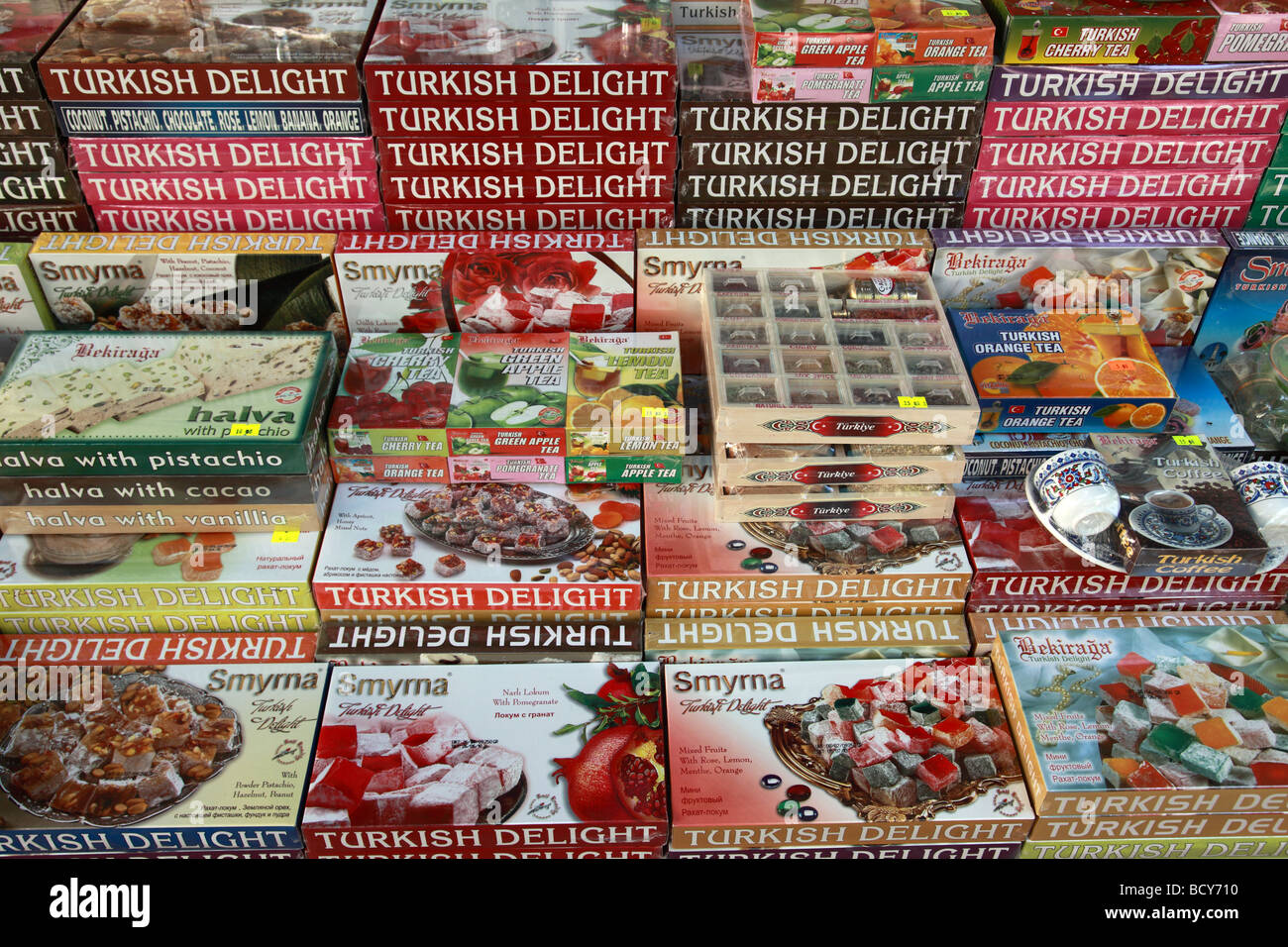 Boxes turkish delight Banque de photographies et d’images à haute ...