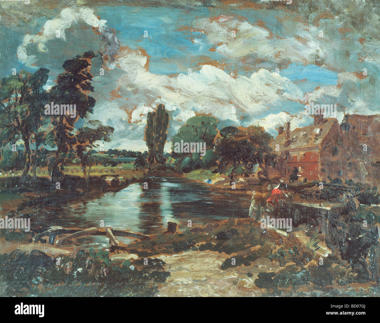 Flatford Mill Constable Painting Banque d'image et photos - Alamy