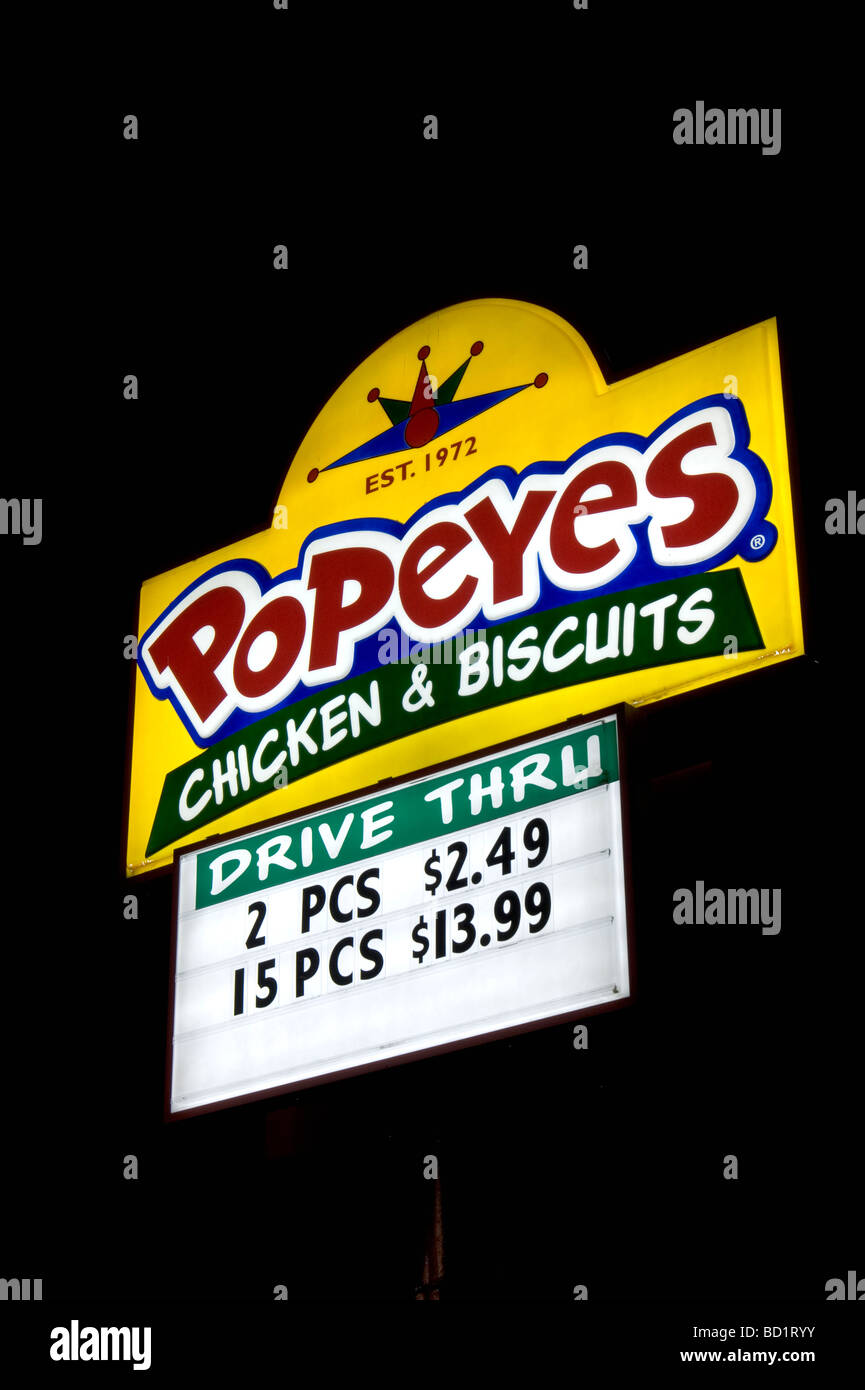 Popeyes restaurant Banque de photographies et d’images à haute ...