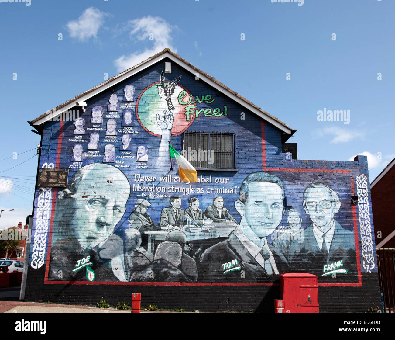 Murale Belfast Banque d'image et photos - Alamy