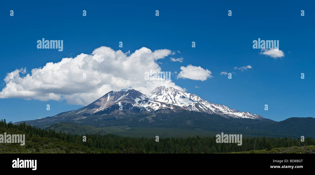 Mount shasta panorama Banque de photographies et d’images à haute ...