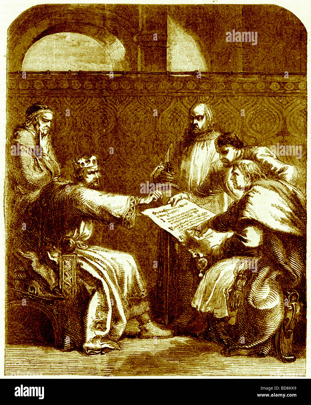 Signer la magna carta Banque de photographies et d’images à haute ...