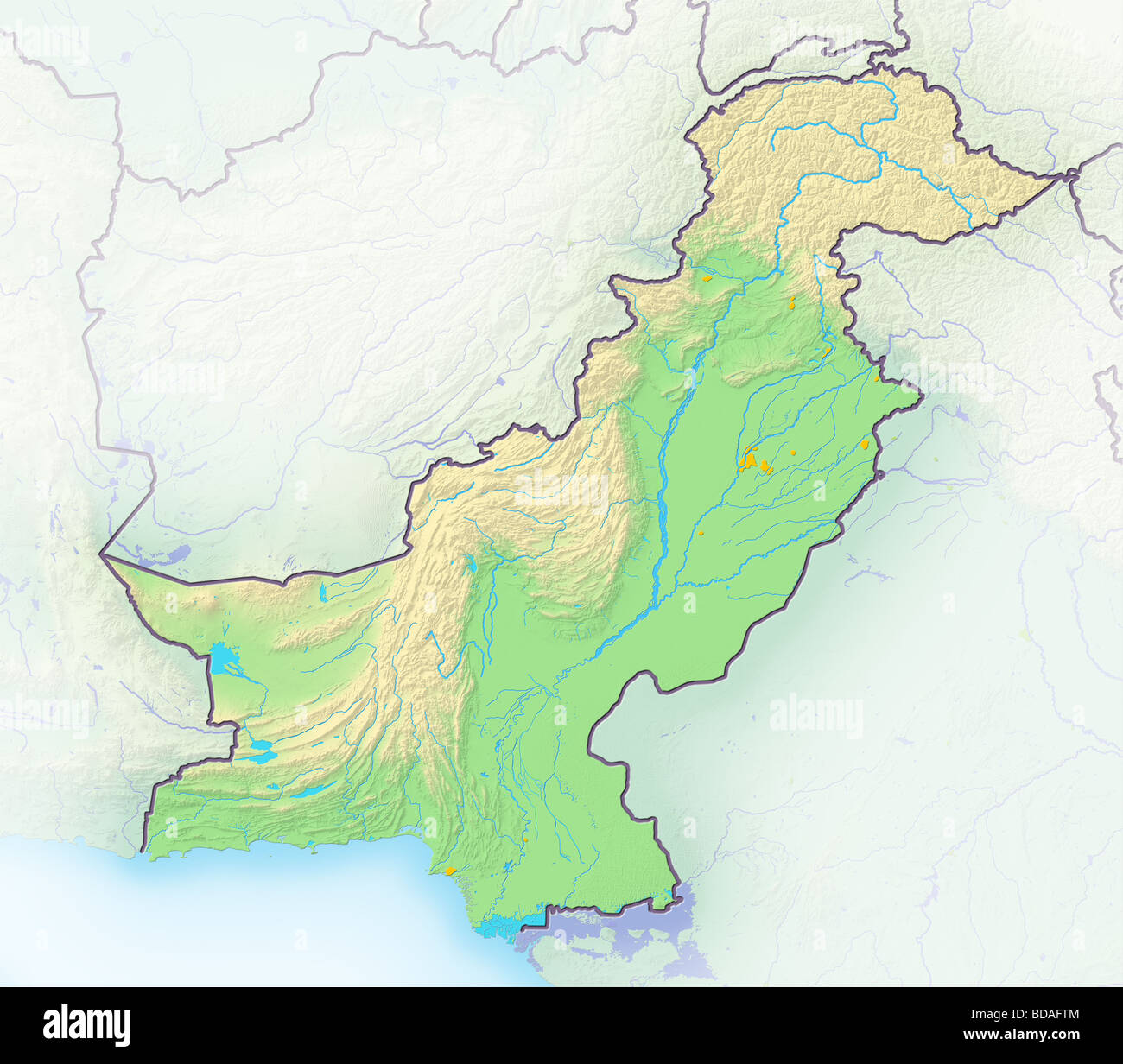 Pakistan map Banque de photographies et d’images à haute résolution - Alamy