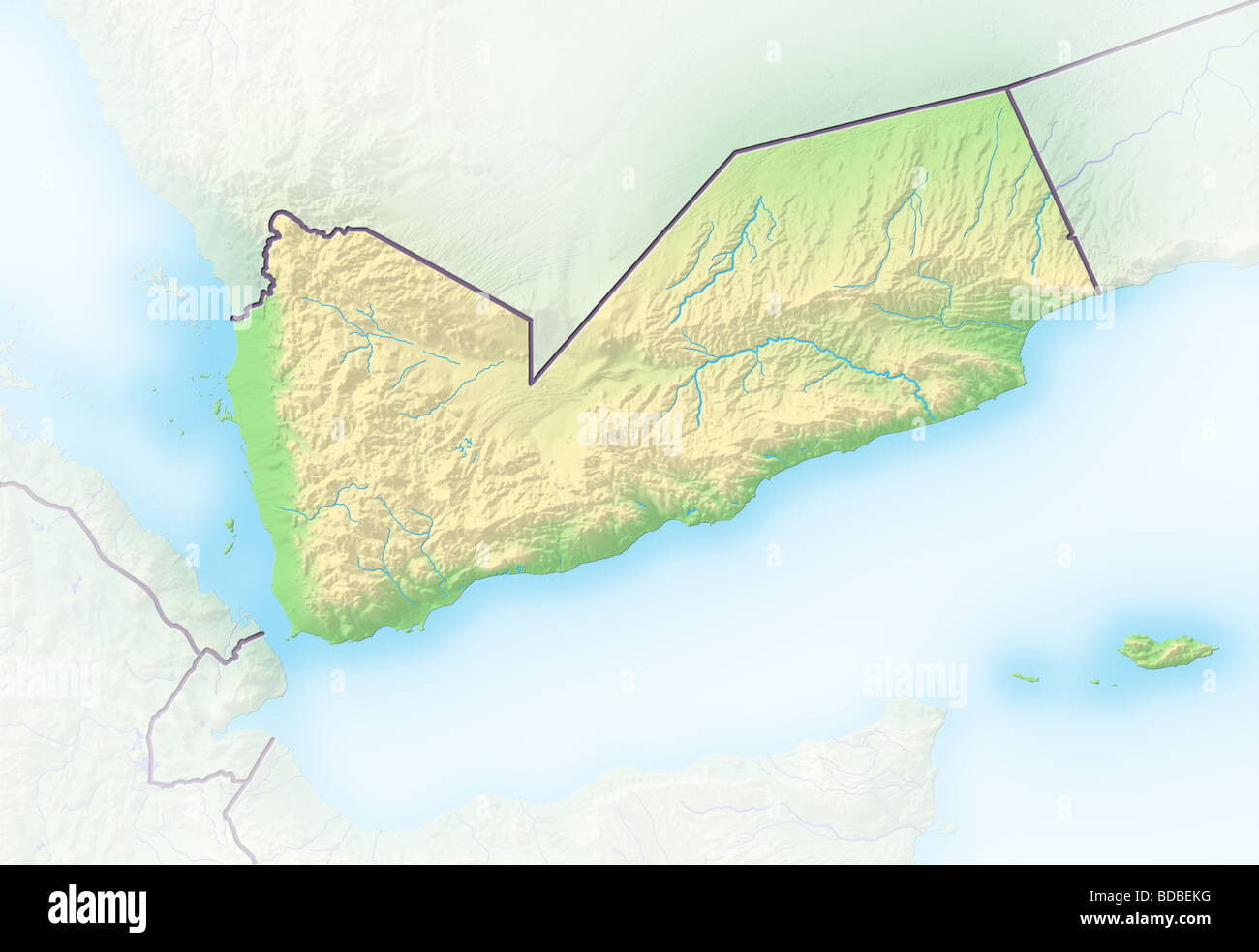 Yemen map Banque de photographies et d’images à haute résolution - Alamy