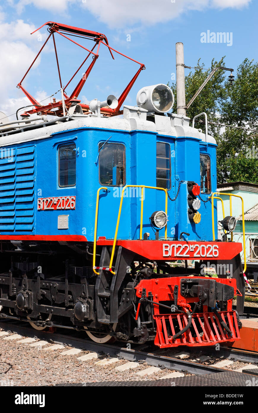 Locomotive électrique soviétique VL22m. Construit en 1958 Photo Stock ...