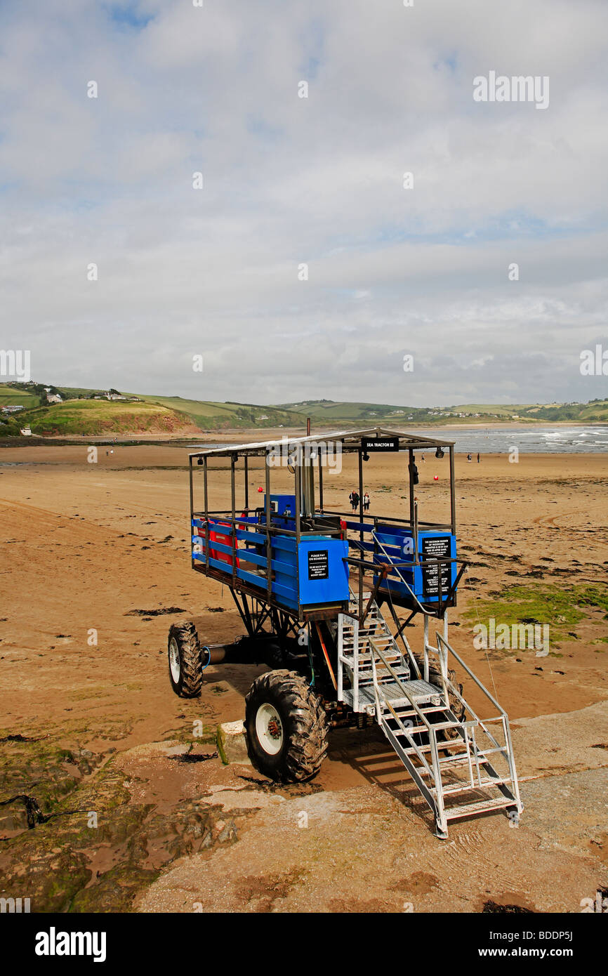 Burgh island sea tractor Banque de photographies et d’images à haute ...