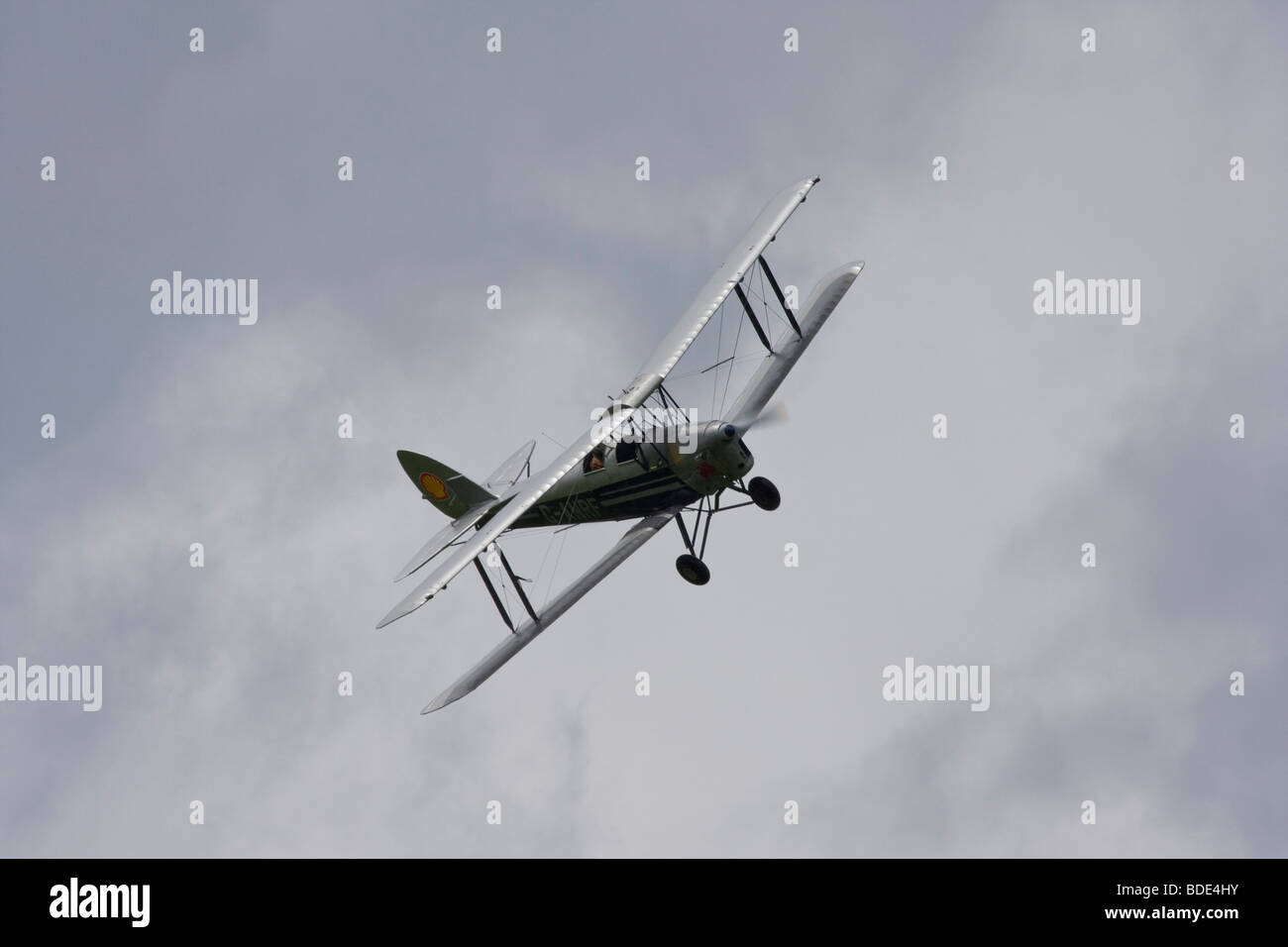 De Havilland DH82 Tiger Moth entraîneur de base avion biplan Photo ...