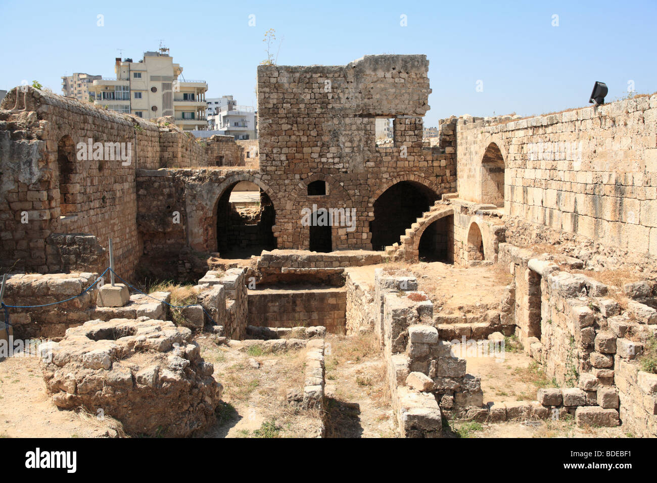 Citadelle de Raymond de Saint-Gilles, Tripoli, Liban, Moyen-Orient ...