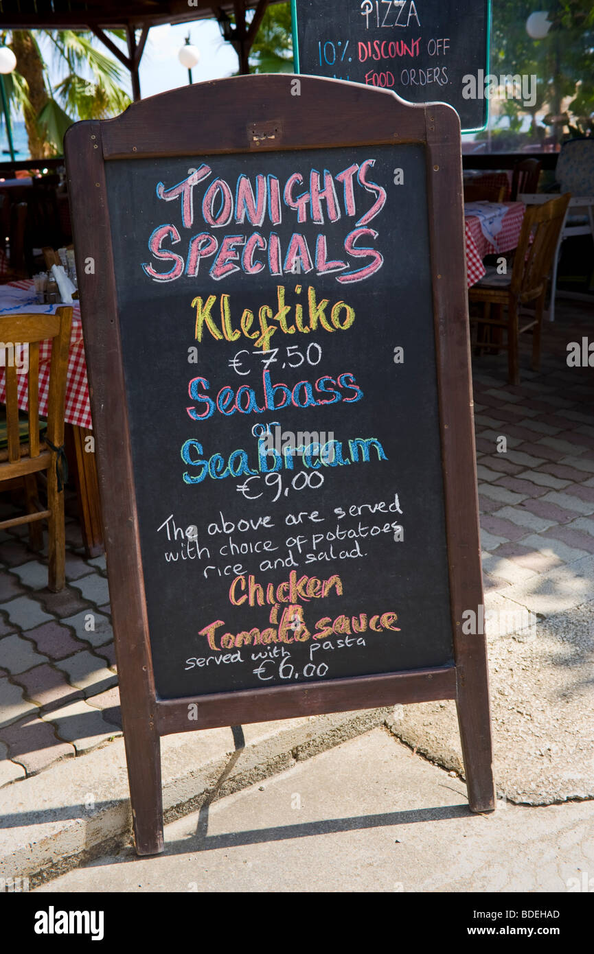 Menus Du Tableau Banque De Photographies Et D images Haute R solution