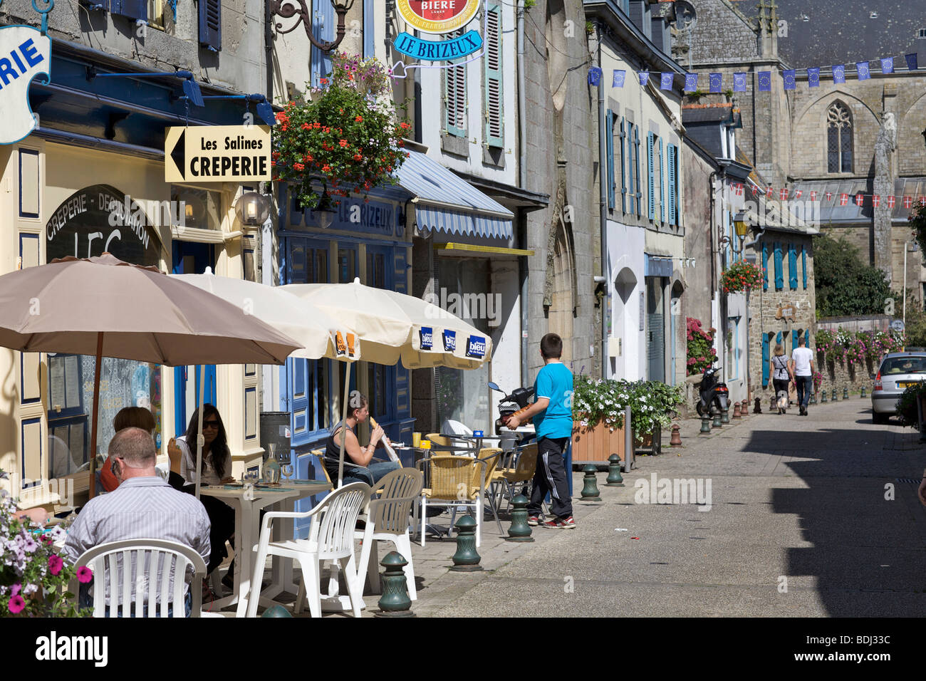 Carhaix-Plouguer en Bretagne France Photo Stock - Alamy