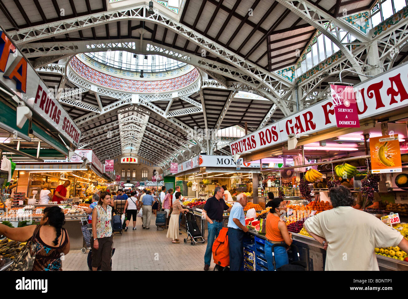 Mercat central de valencia Banque de photographies et d’images à haute ...
