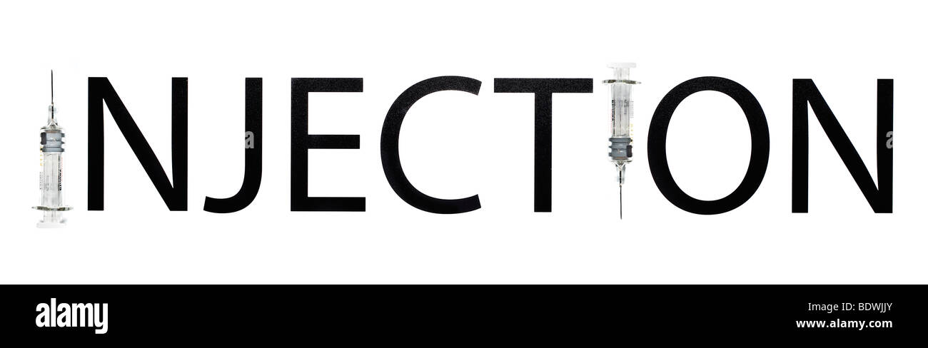 Représentation graphique de la parole l'injection par seringue ...