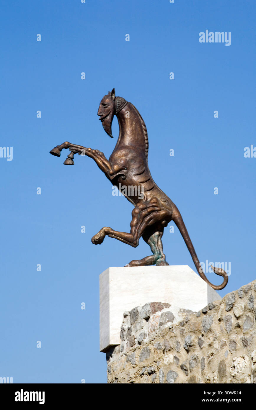 Sculpture horse man Banque d'image et photos - Alamy