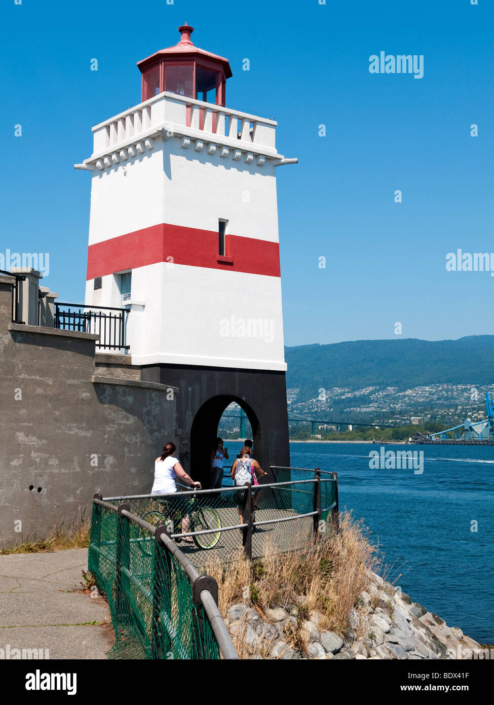 Le phare de stanley park Banque de photographies et d’images à haute ...