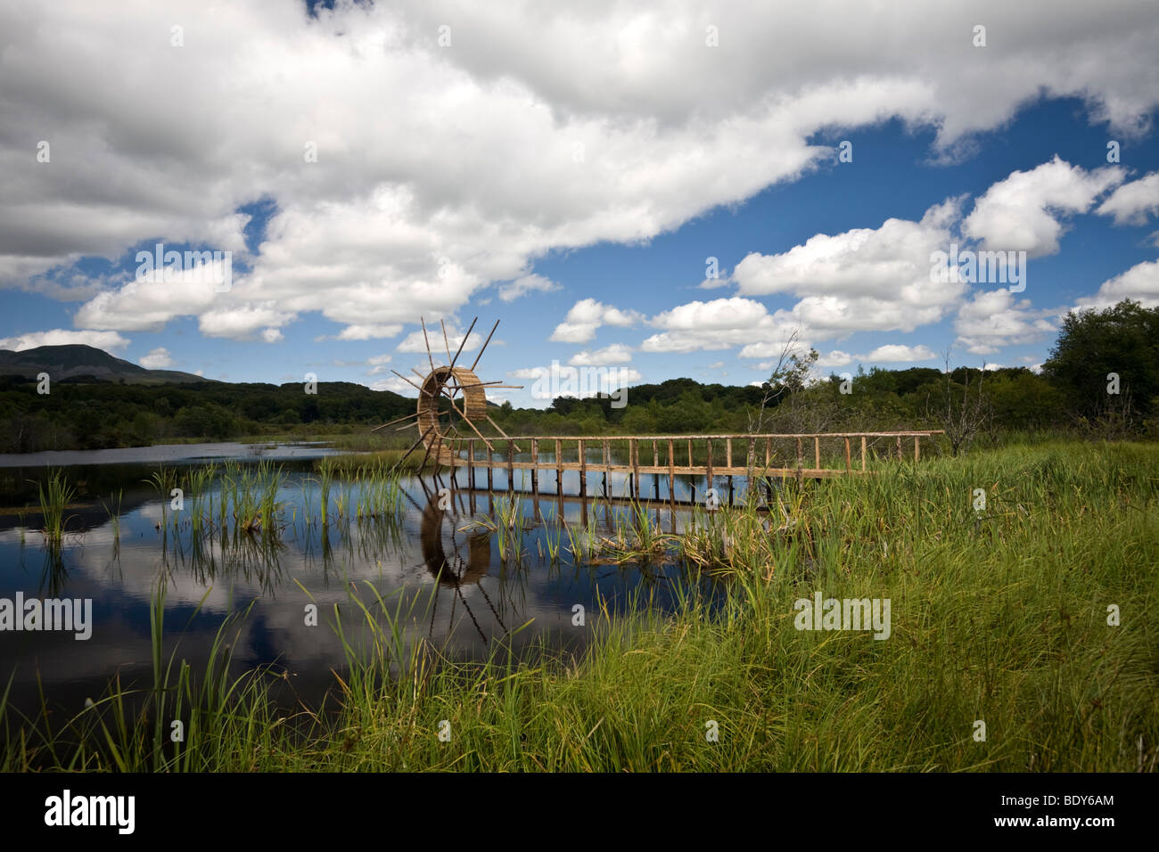 Une Tanya Preminger's Land Art (Puy de Dôme - France). L'installation ...
