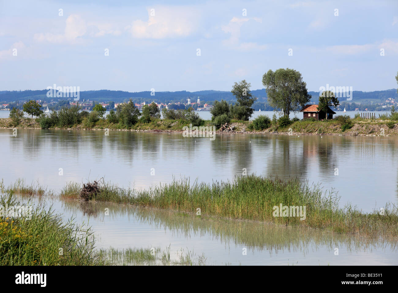 Embouchure du rhin et du lac de constance Banque de photographies et d ...