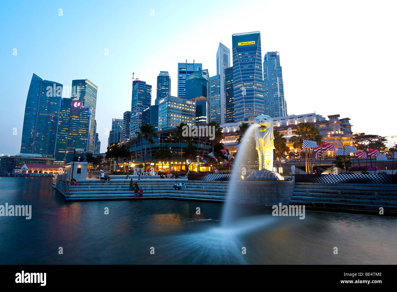 Le parc du monument au merlion Banque de photographies et d’images à ...