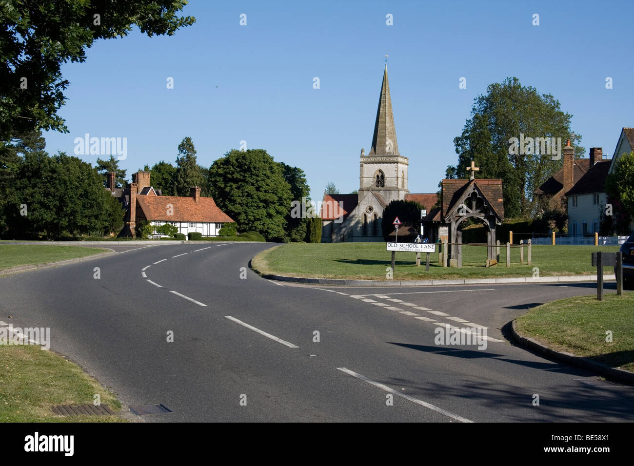 Brockham church spire Banque de photographies et d’images à haute ...