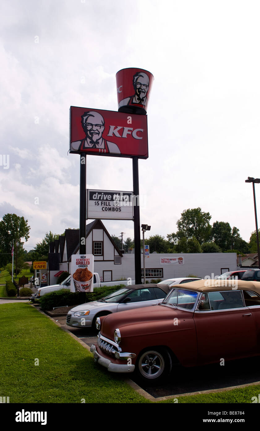 Restaurant original du colonel sanders Banque de photographies et d ...