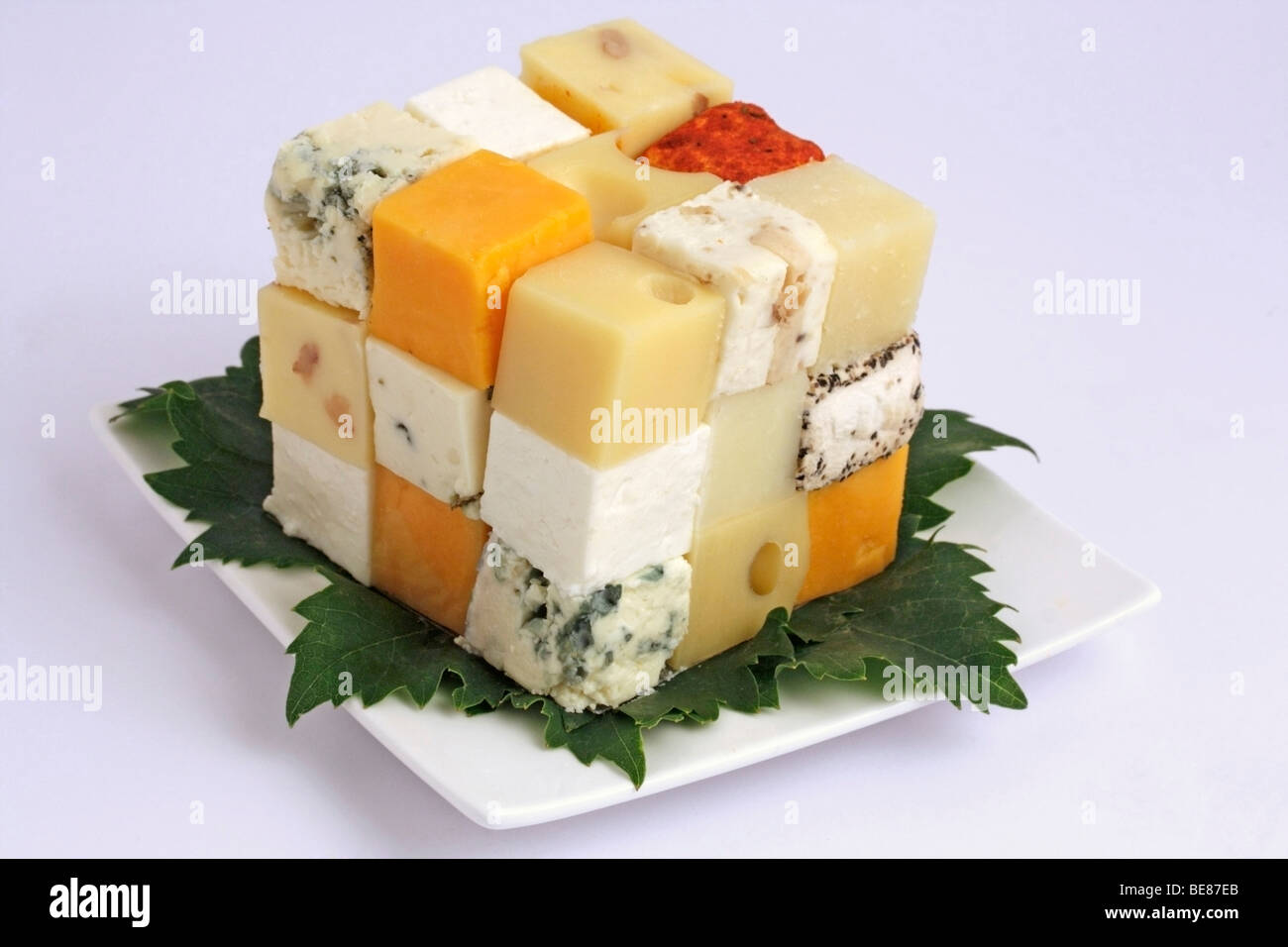 Cube de fromage Banque de photographies et d’images à haute résolution ...