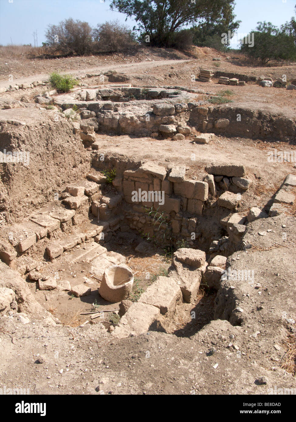 Salamine anciennes ruines romaines du nord de chypre Banque de ...
