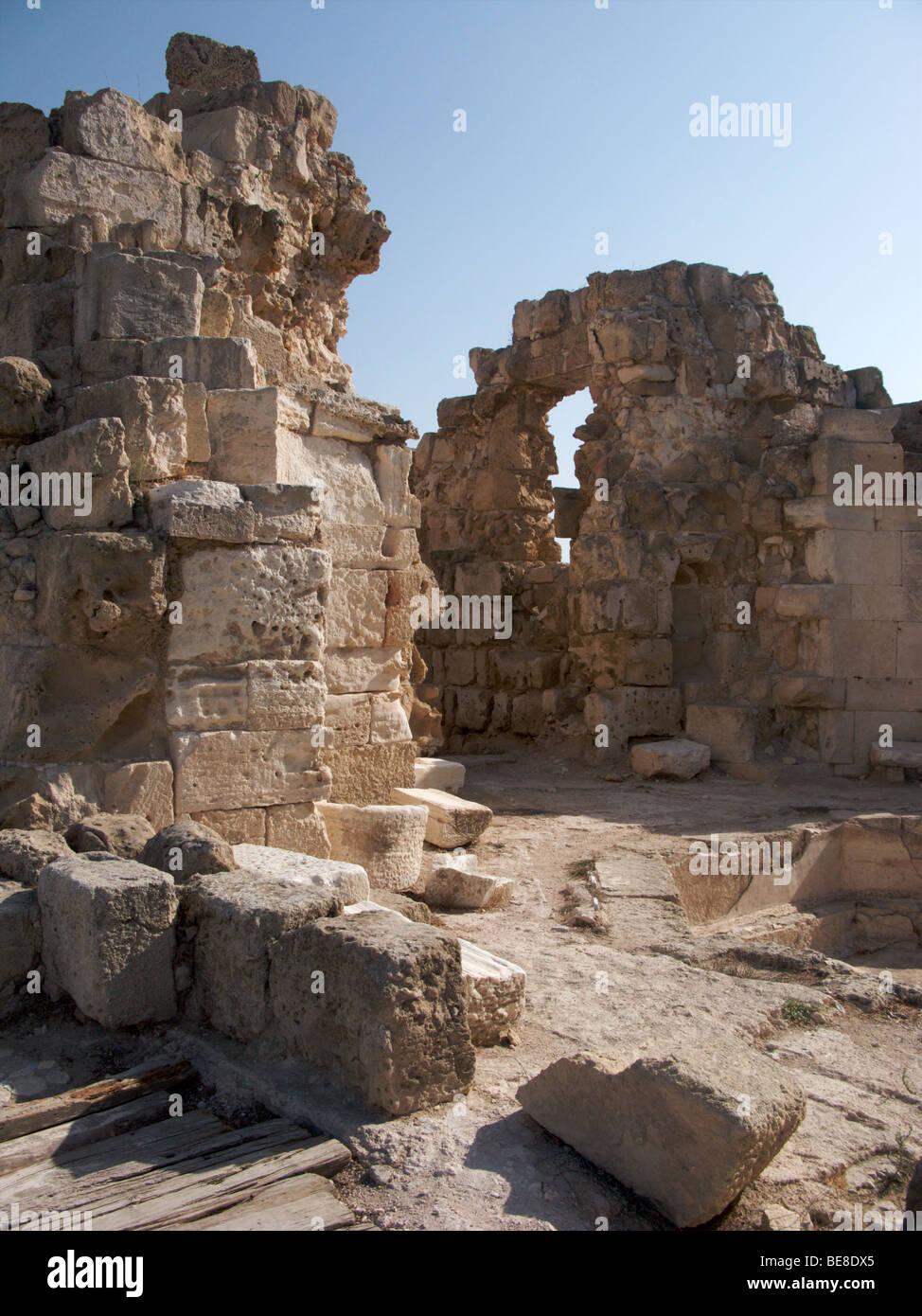 Salamine anciennes ruines romaines du nord de chypre Banque de ...