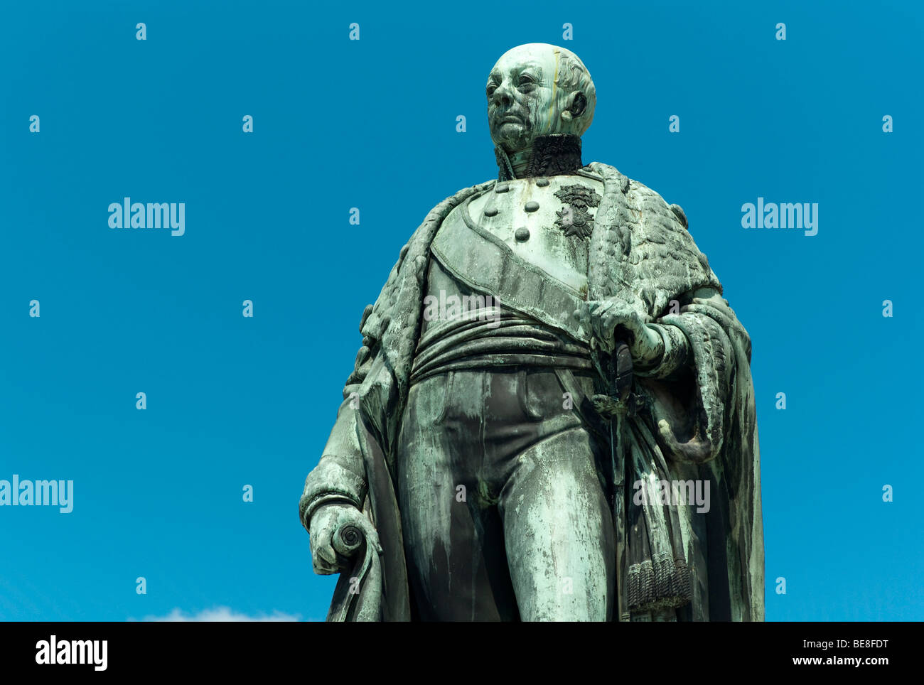 Palais de karlsruhe et grand duc karl friedrich de bade denkmal Banque ...