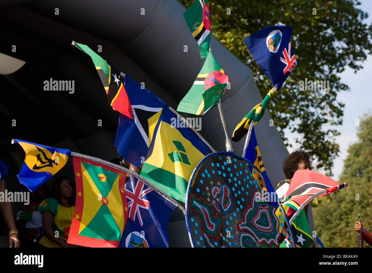 Caribbean flags Banque de photographies et d’images à haute résolution ...