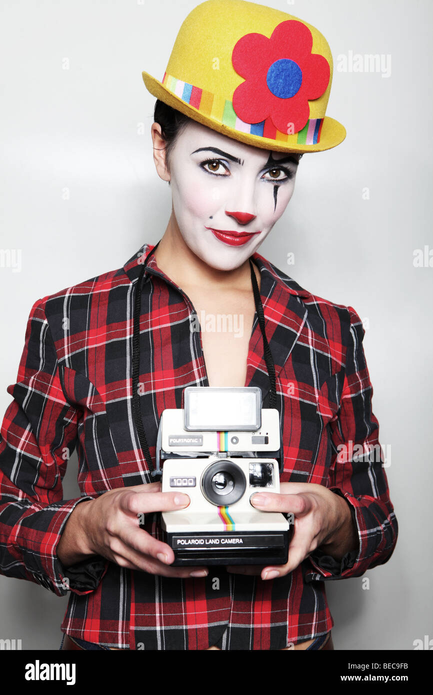 Clown féminin Banque de photographies et d’images à haute résolution ...