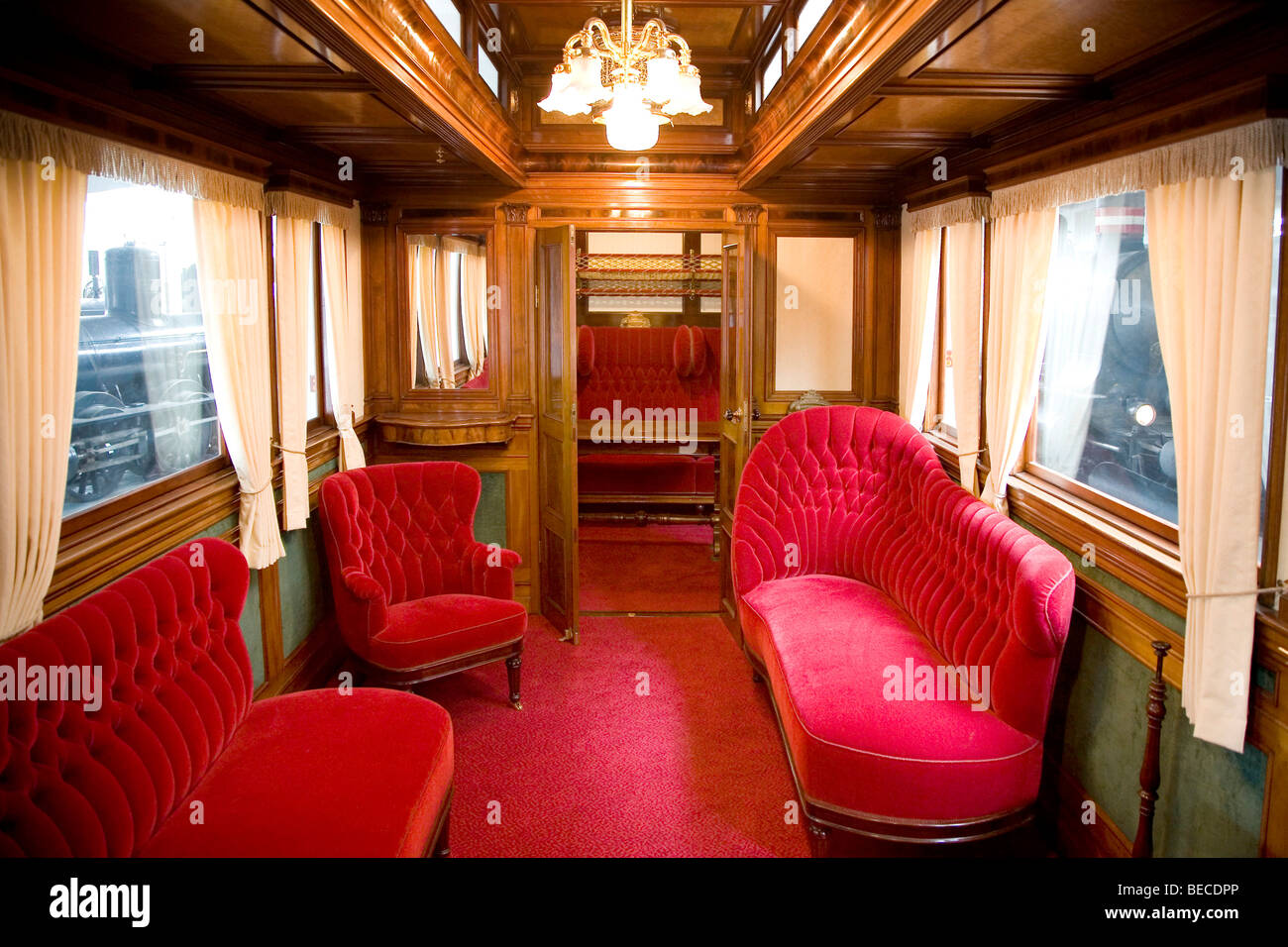 Interior Of First Class Train Carriage Photos & Interior Of First Class ...