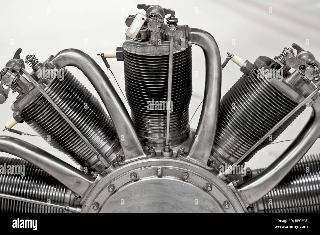 Old radial engine Banque de photographies et d’images à haute ...