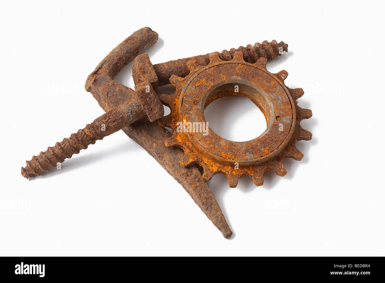 Vieux rouage Banque d'images détourées - Alamy